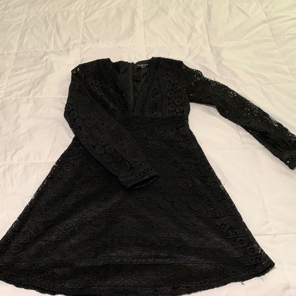 Timing | Dresses | Euc Timing Black Cocktail Dress | Poshmark